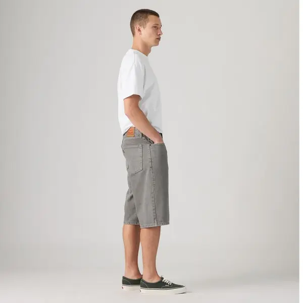 LEVI'S 470 Baggy Garment Dyed Denim Shorts