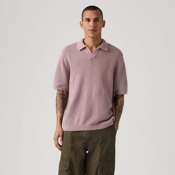 LEVI'S Dillon Open Collar Polo Sweater
