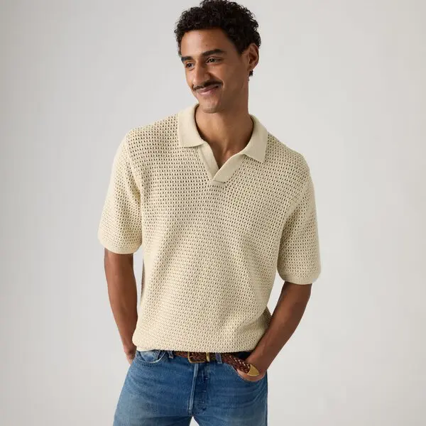 LEVI'S Dillon Open Collar Polo Sweater