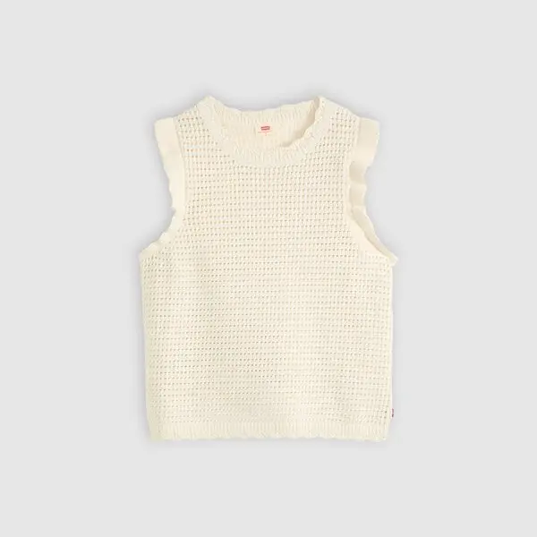LEVI'S Lulu Flutter Sleeve Sweater Tank