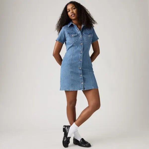 LEVI'S Trace Western Mini Dress - She's A Mid