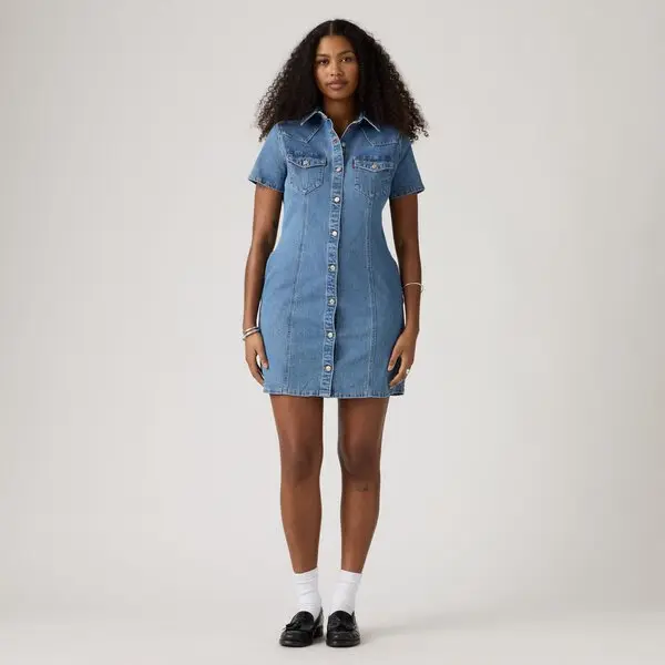 LEVI'S Trace Western Mini Dress