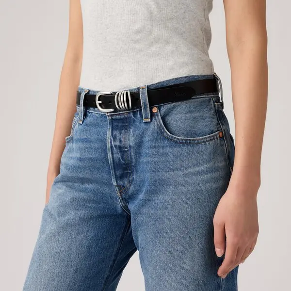 LEVI'S Lyla Ring Belt - Caviar