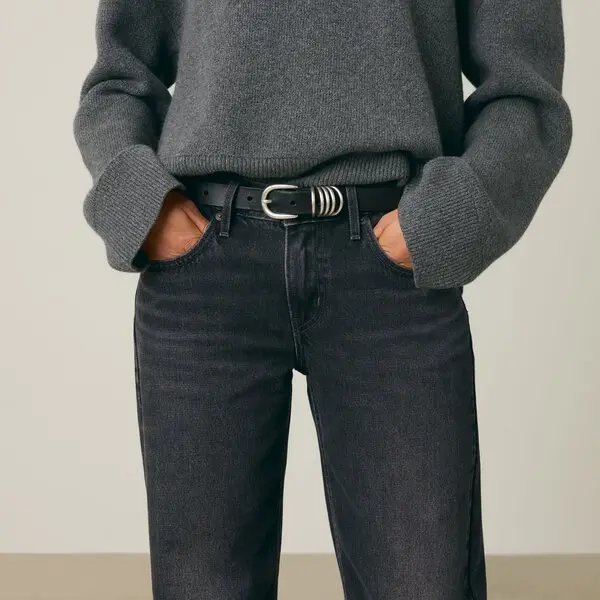LEVI'S Lyla Ring Belt - Caviar