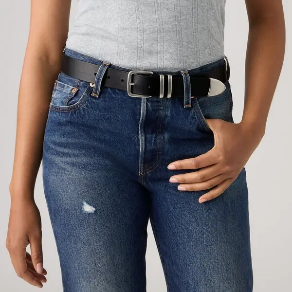 LEVI'S Freya 3-piece Belt - Caviar