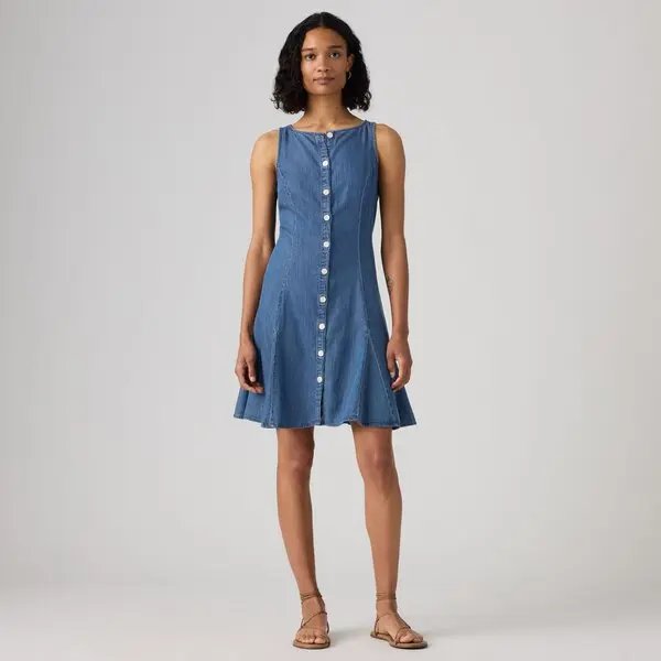 LEVI'S Mercer Button-up Mini Dress