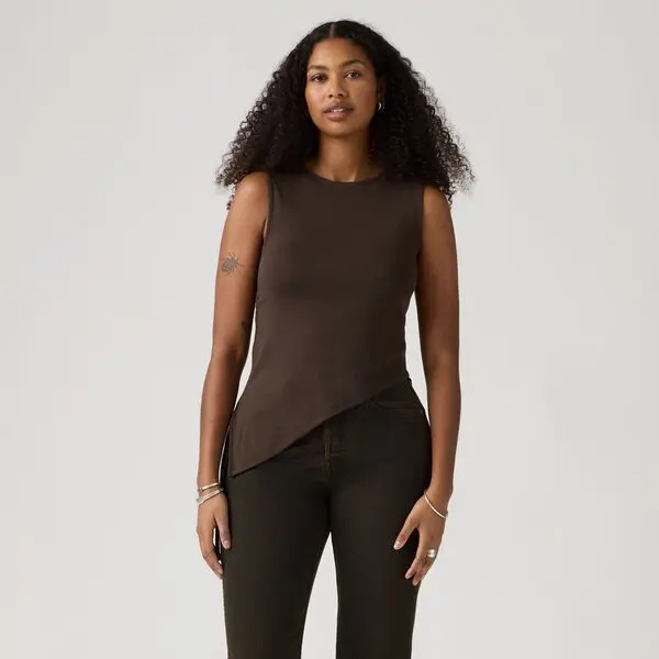 LEVI'S Alila Asymmetrical Sleeveless Top