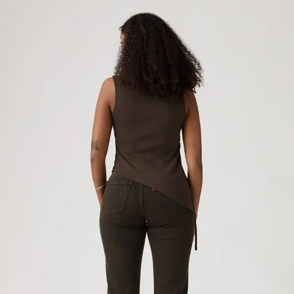 LEVI'S Alila Asymmetrical Sleeveless Top