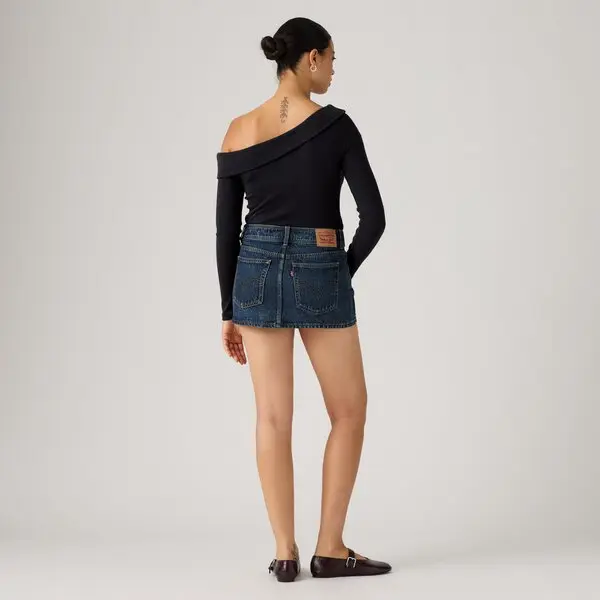 LEVI'S Belted Mini Skirt