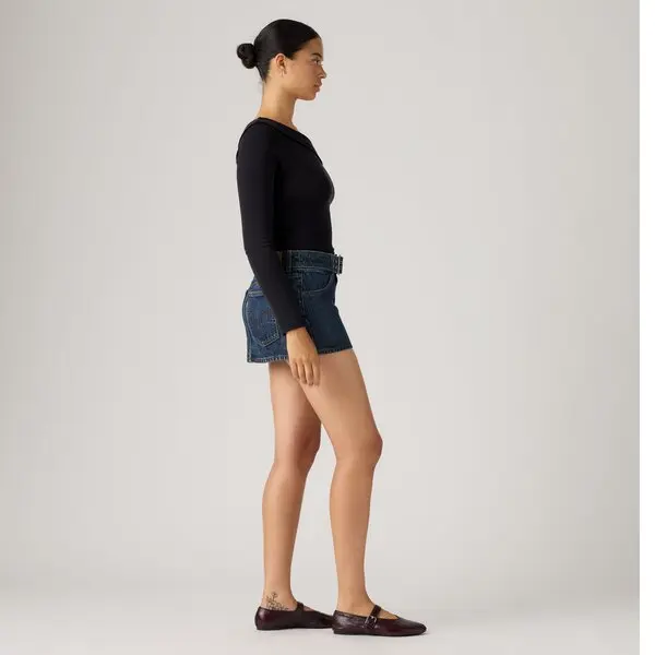 LEVI'S Belted Mini Skirt