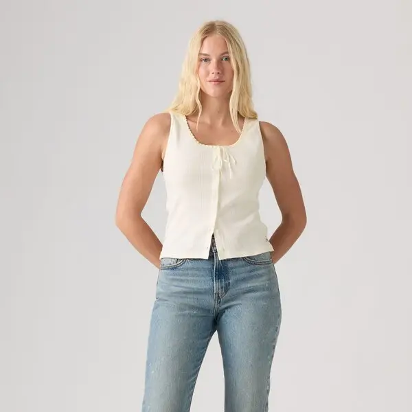 LEVI'S Dry Goods Pointelle Lace Tank