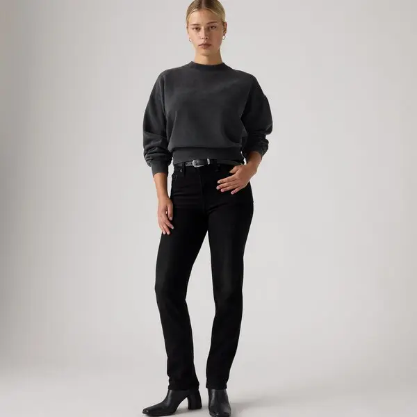 LEVI'S 722 High-rise Slim Jeans - Worn Midnight