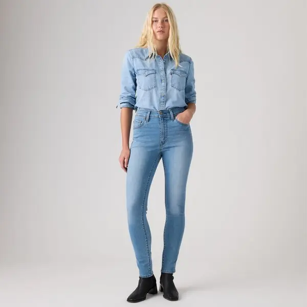 LEVI'S 721 High-rise Skinny Jeans - True Blue Mid