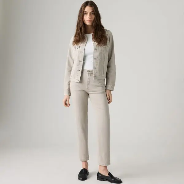LEVI'S 501 Original Fit Cropped Jeans - Pebbled Path