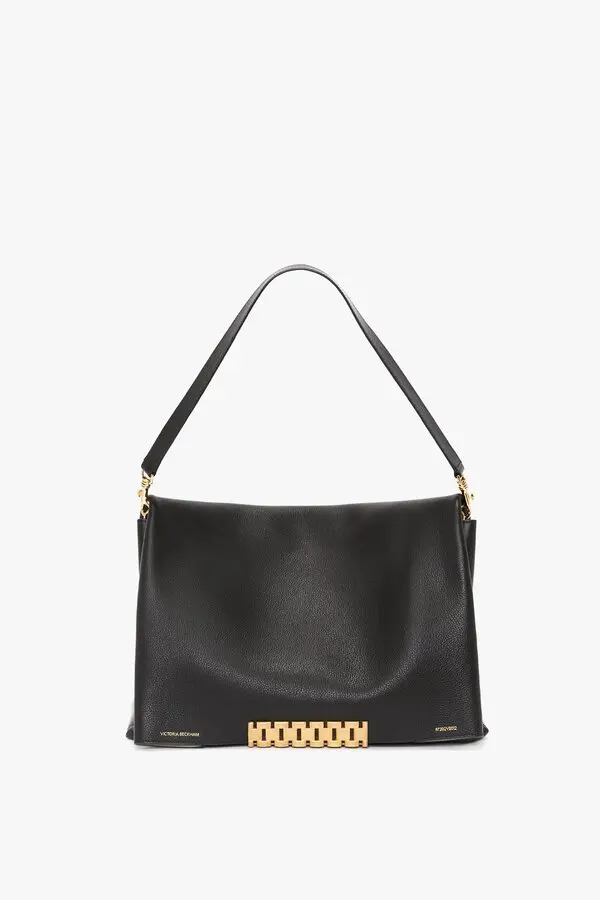 Victoria Beckham Jumbo Chain Pouch Bag - Black