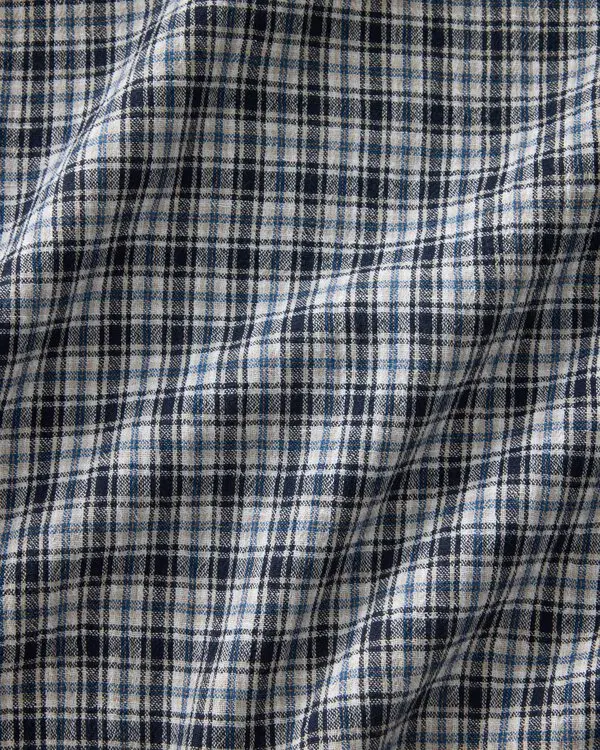HAVEN WELL WITHIN Crepe Gauze Plaid Shorts