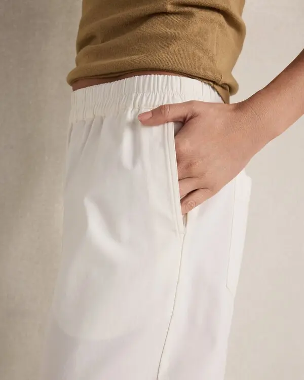 HAVEN WELL WITHIN Organic Cotton Twill Barrel Leg Pants