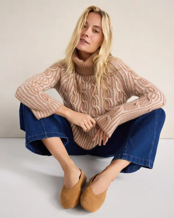 HAVEN WELL WITHIN Soft Suede Ballet Flats - Nightfall