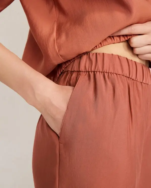 HAVEN WELL WITHIN Luxe Modal Relaxed Pants - Mushroom