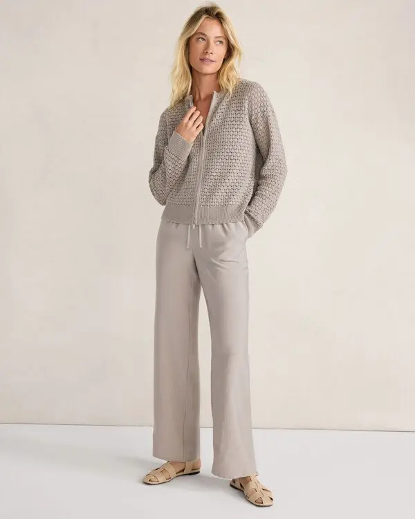 HAVEN WELL WITHIN Luxe Modal Relaxed Fit Pants - Mushroom