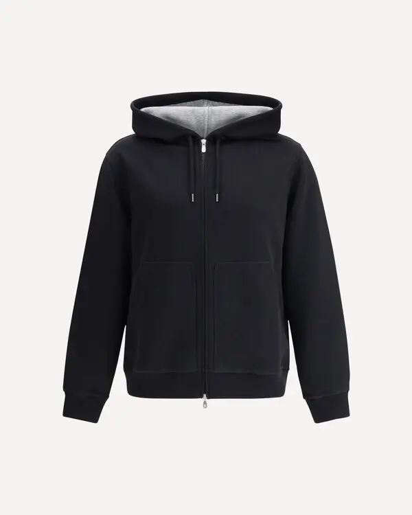 Brunello Cucinelli Onochroe Hoodie Ale - Black