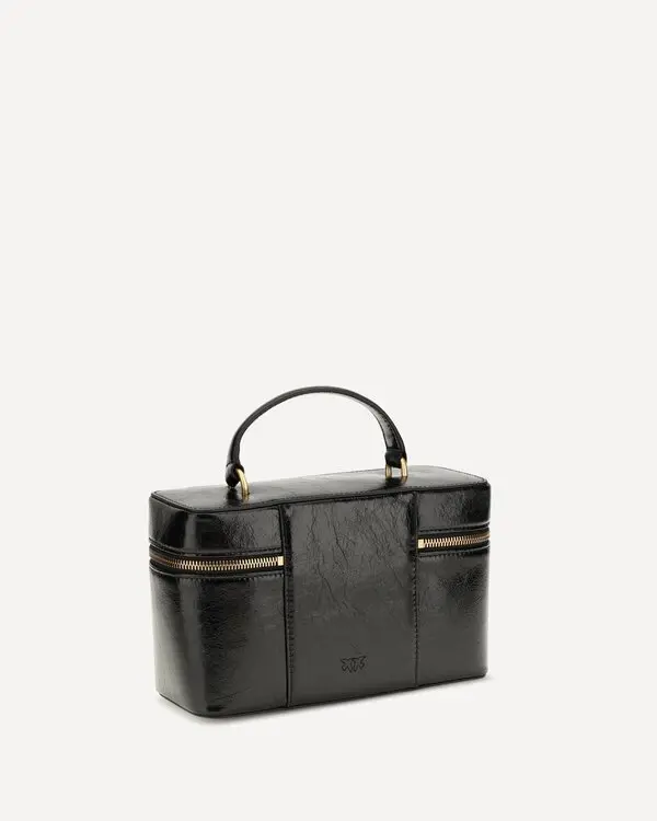 Pinko Classic Leather Beauty Case