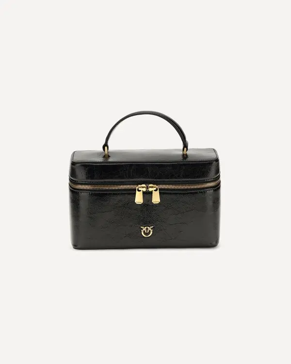 Pinko Classic Leather Beauty Case