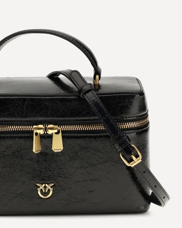 Pinko Classic Leather Beauty Case