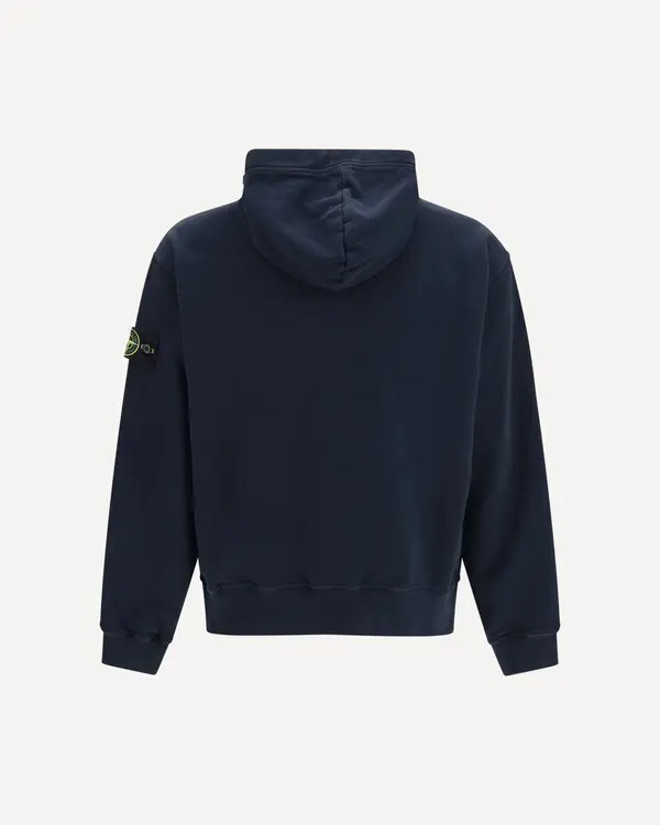 Stone Island Hooded Sweatshirt With Front Pocket