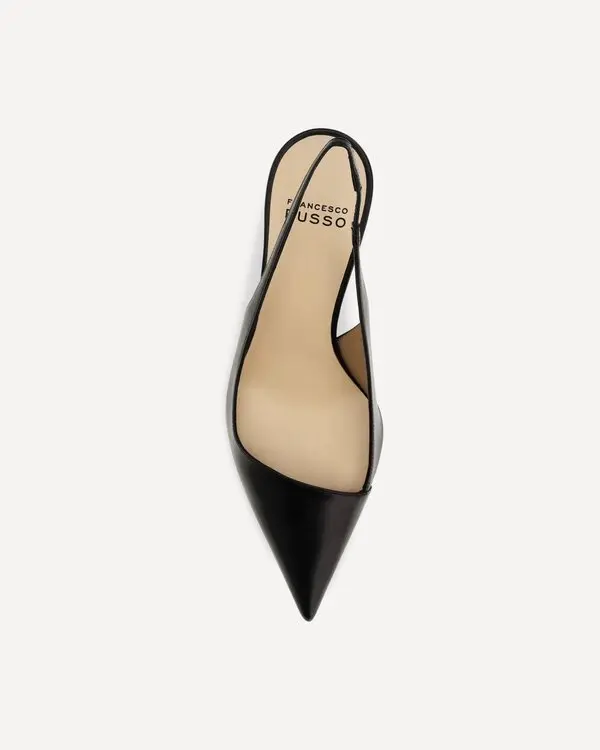 FRANCESCO RUSSO Asymmetric Slingback Décollet