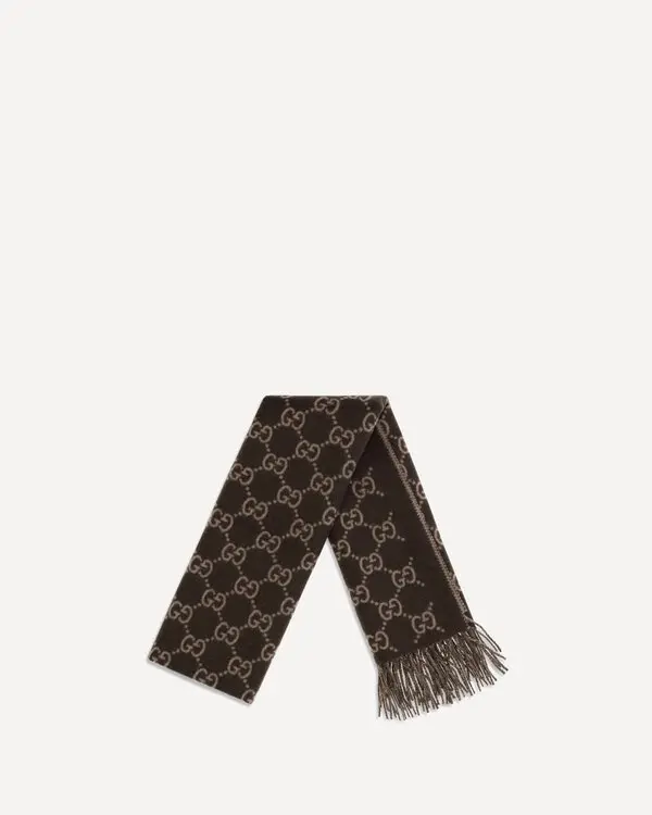 Gucci Gg Cashmere Scarf