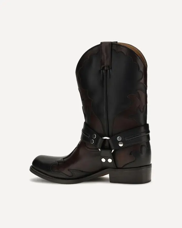 Versace Sylvester Western Boots
