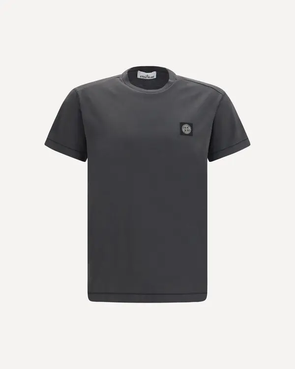 Stone Island Logo Patch T-shirt - Grey