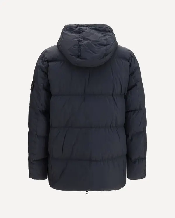 Stone Island Crinkle Reps Ny Down Jacket - Blue