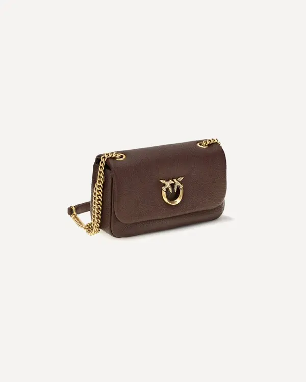 Pinko Medium Love Bag Click Soft Horizontal Shoulder Bag