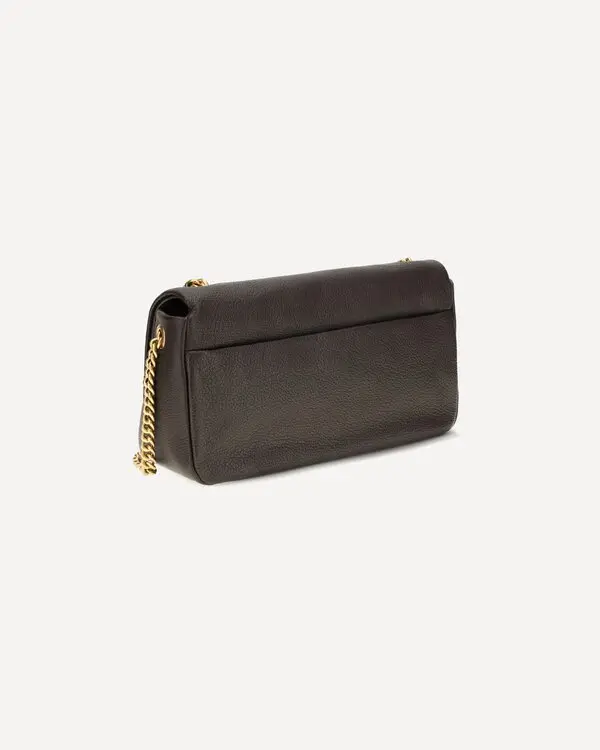 Pinko Love Birds Click Soft Horizontal Leather Shoulder Bag