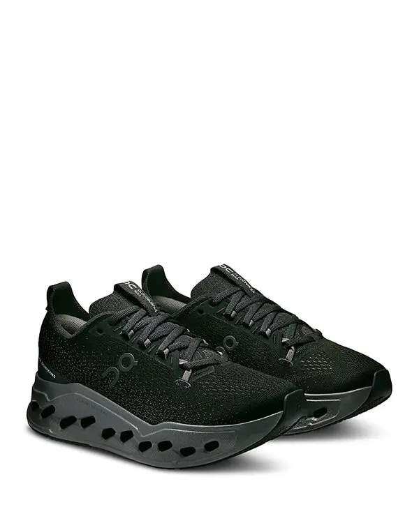 On Cloudsurfer Max Running Sneakers - Black Eclipse