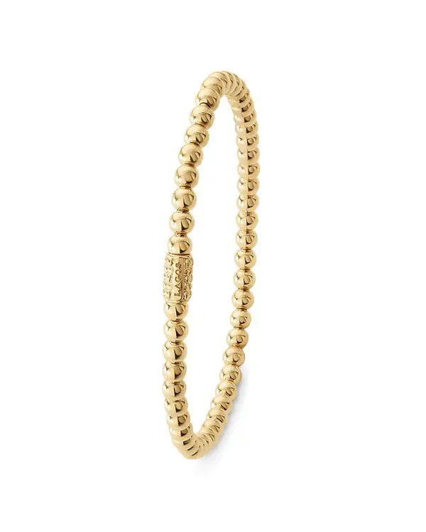 Lagos 18k Caviar Beaded Bracelet, 4mm