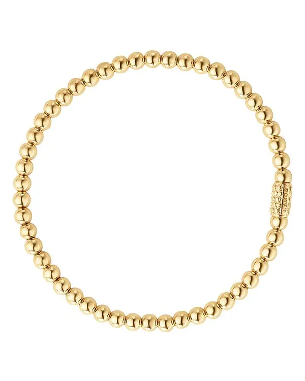 Lagos 18k Caviar Beaded Bracelet, 4mm