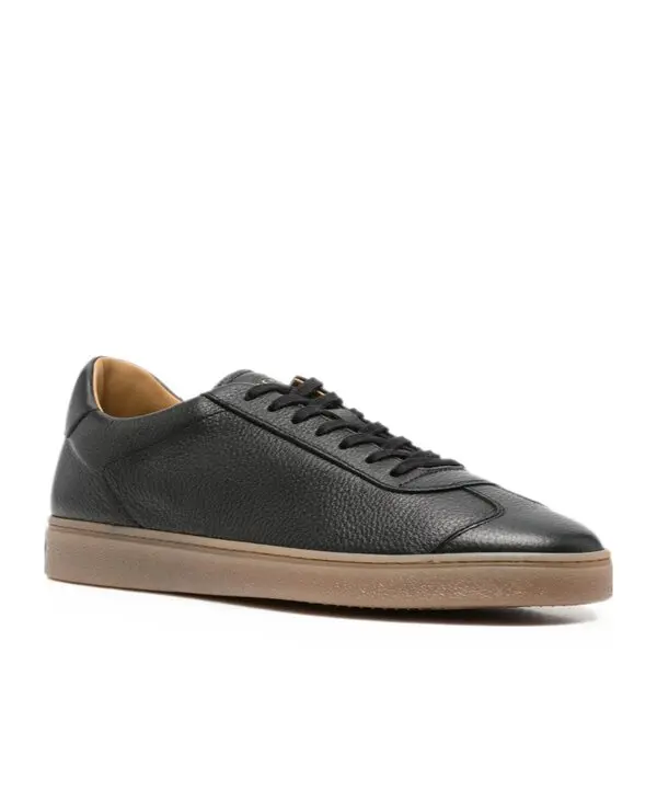 HENDERSON BARACCO Pebbled Leather Lace-up Sneakers