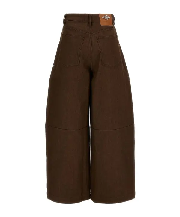 Simone Rocha Curved-leg Utility Jeans