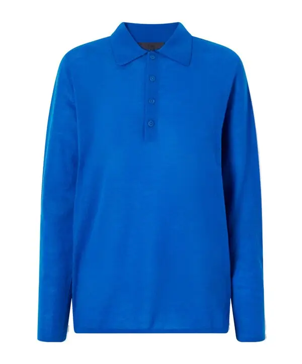 Tibi Wool-blend Knit Polo Sweater