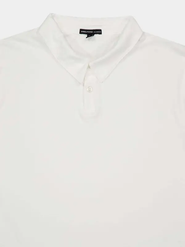 JAMES PERSE Brushed Lotus Polo Shirt
