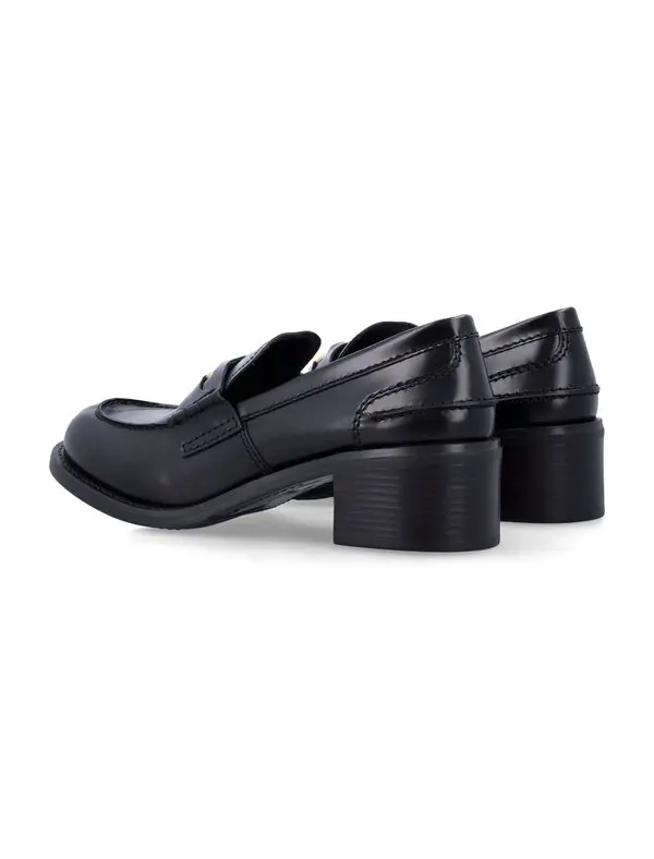 Miu Miu Leather Penny Loafers