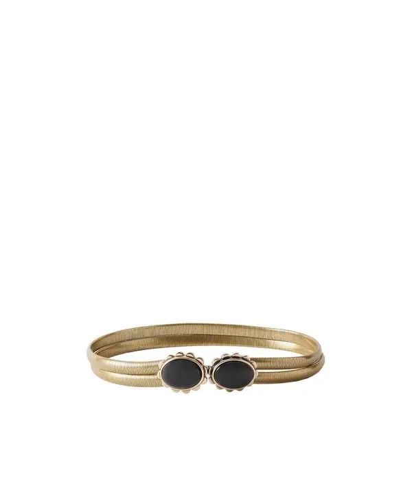 Isabel Marant Étoile Twina Gold-tone And Stone Belt - Green
