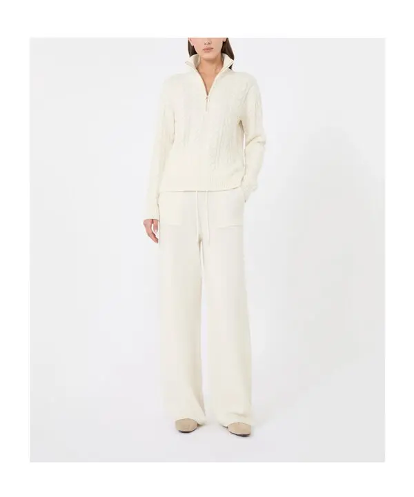 Max Mara Zip Detailed High Neck Jumper