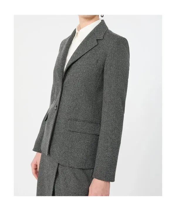 Max Mara Feroce Herringbone Blazer