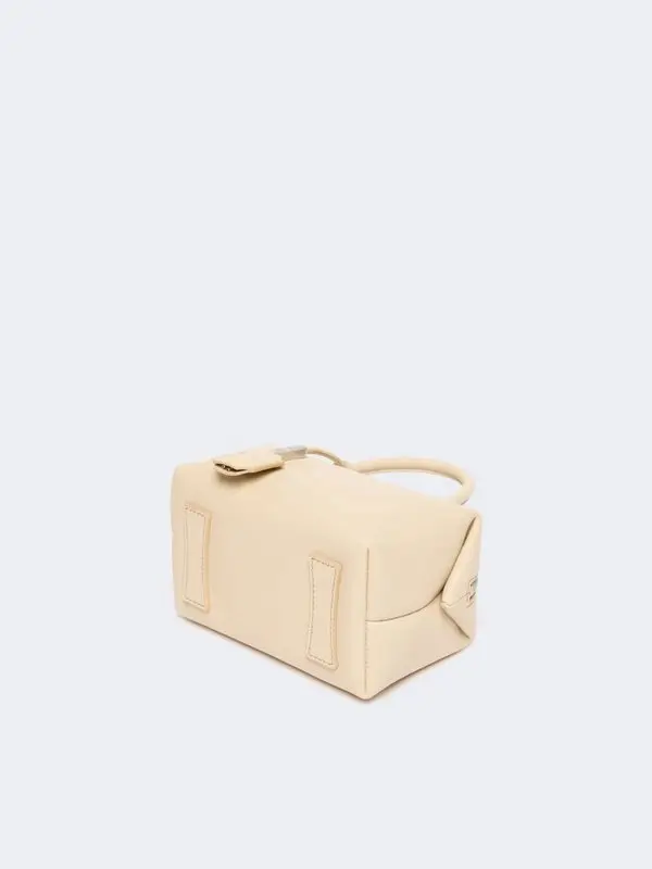 Max Mara Small Natural Leather Bowler Bag