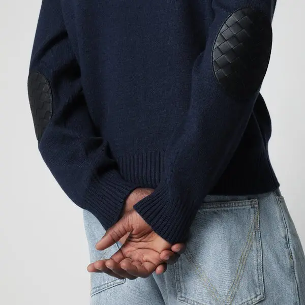 Bottega Veneta Crew Neck Long Sleeve Knit Top