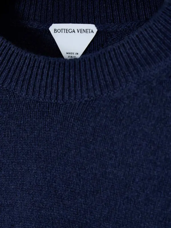 Bottega Veneta Crew Neck Long Sleeve Knit Top